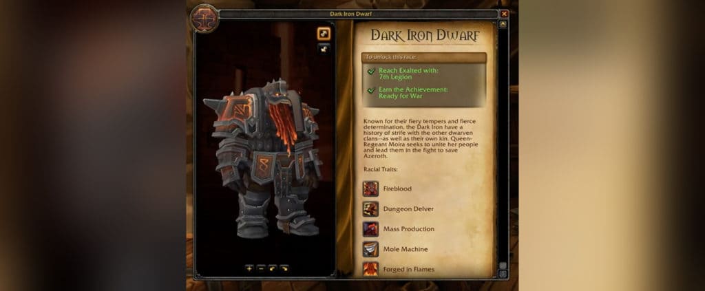 How To Unlock Dark Iron Dwarves Race In World Of Warcraft Digital Masta
