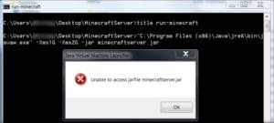 How to fix unable to access jarfile minecraft server error – Digital Masta