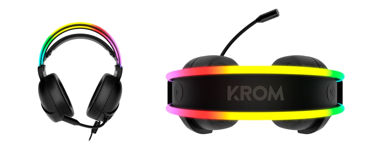 The eye-catching and flashing Krom Klaim gaming headset – Digital Masta