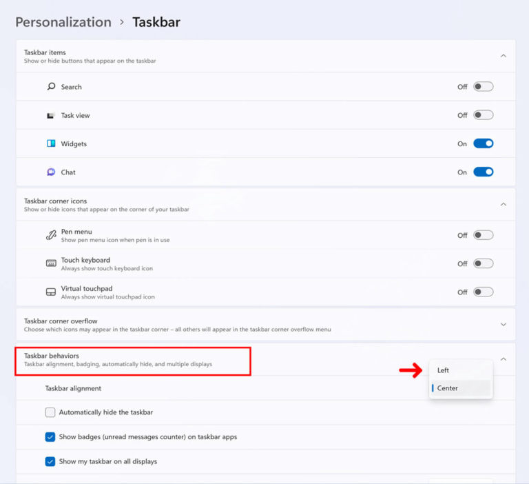How to move the location of the Windows 11 Dock – Digital Masta